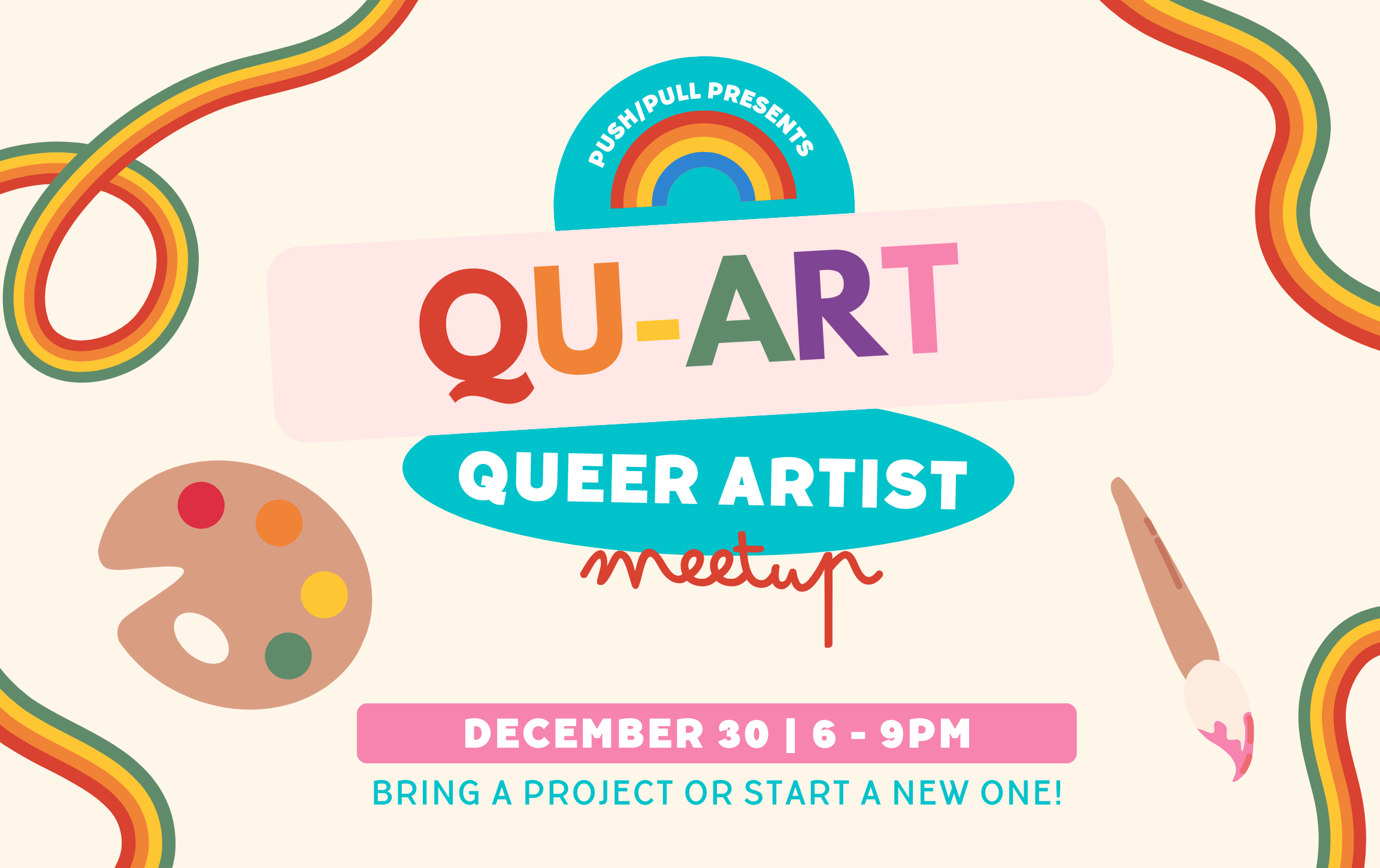 Qu-Art: Queer Artists Meetup Tickets | Push/Pull