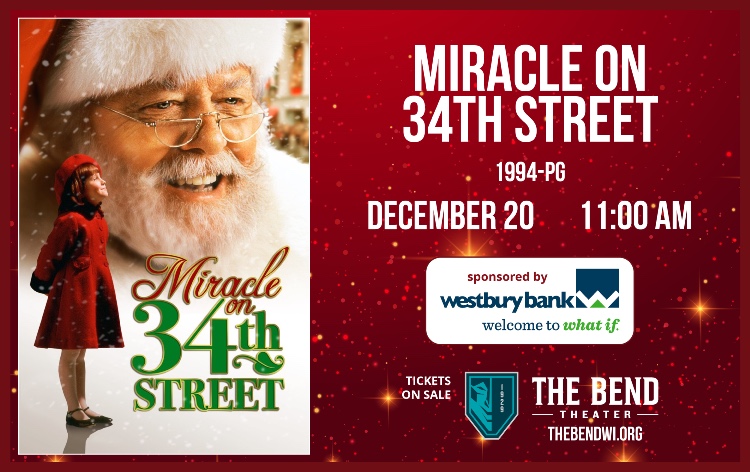 Miracle on 34th Street (1994-PG) Tickets | The Bend