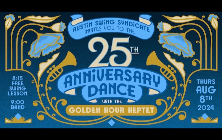 25th Anniversary Dance with Golden Hour Heptet Tickets | Austin Swing ...