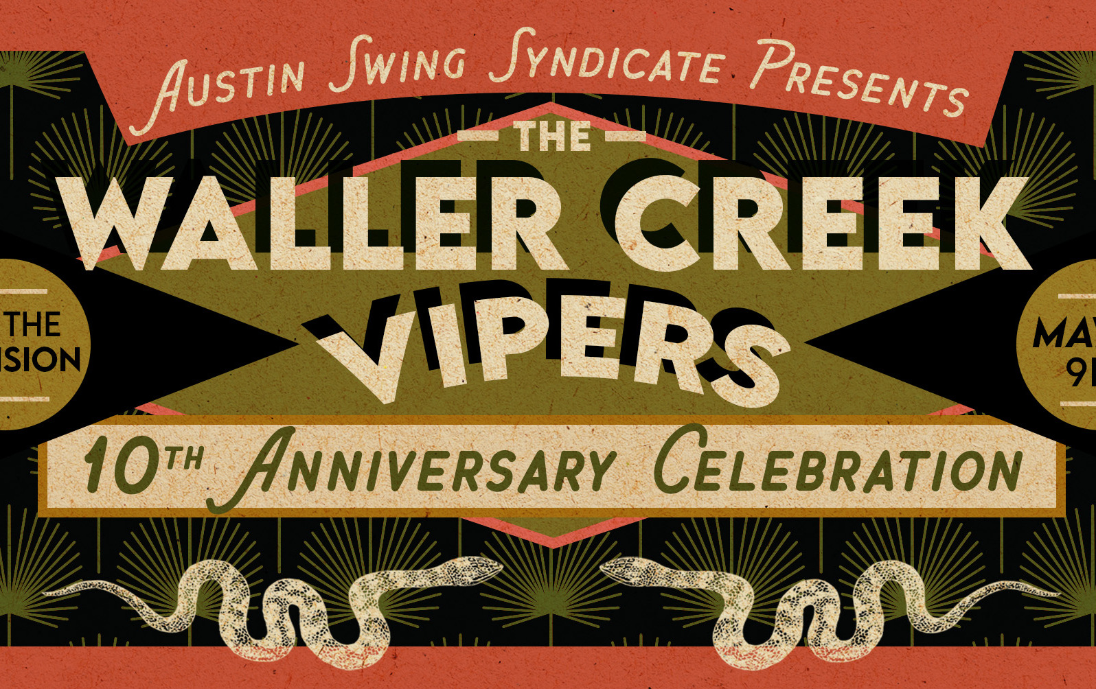 Waller Creek Vipers - 10th Anniversary! May 30th, 2024 Tickets | Austin Swing Syndicate