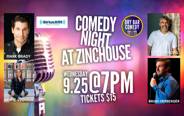 ZincHouse Laughs Comedy Show - Archived Tickets | Zinc House