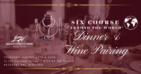 6-Course Dinner & Wine Pairing Tickets | Zinc House
