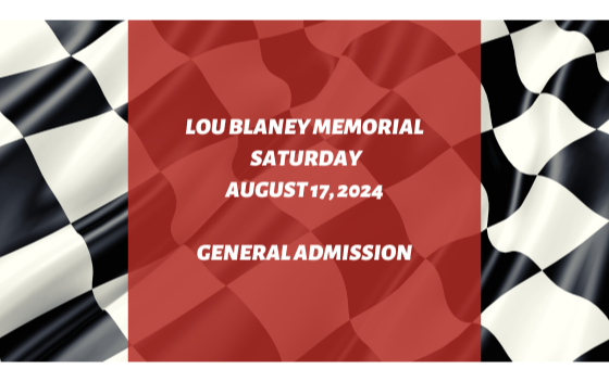 Lou Blaney Memorial - General Admission 9/21/24 Tickets | Sharon Speedway