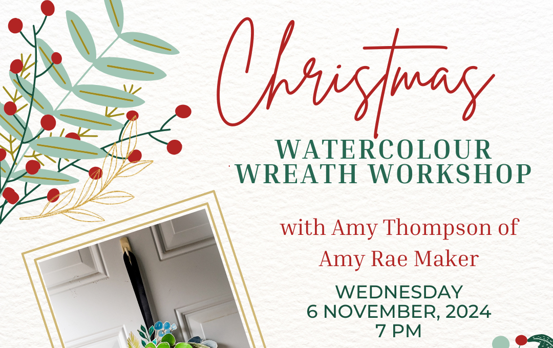 Christmas Watercolour Wreath Making with Amy Rea Maker Tickets | Watson ...