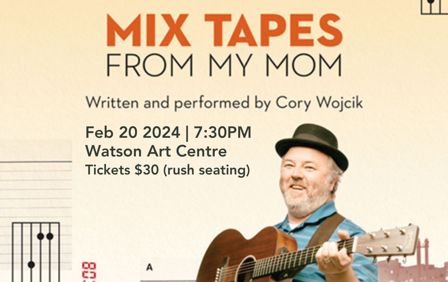 Mix Tapes From My Mom - Cory Wojcik, presented by Royal MTC Tickets ...