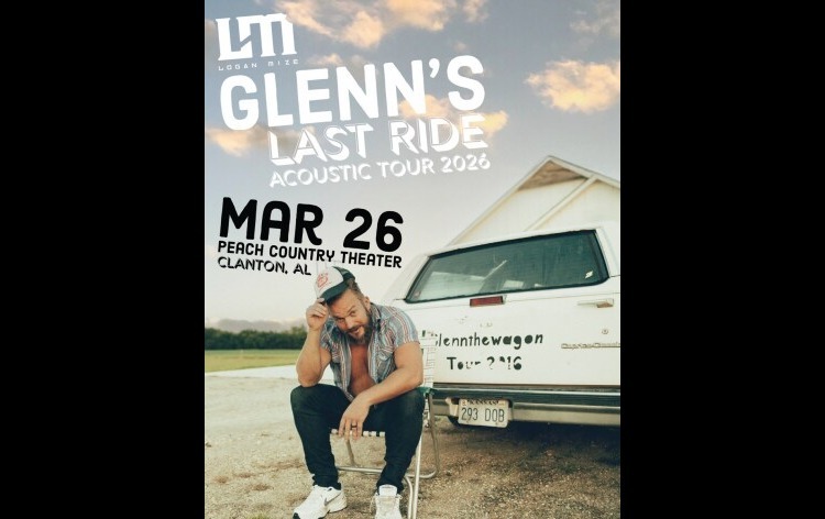 Logan Mize - Glenn's Last Ride Acoustic Tour 2026 Tickets | Peach ...