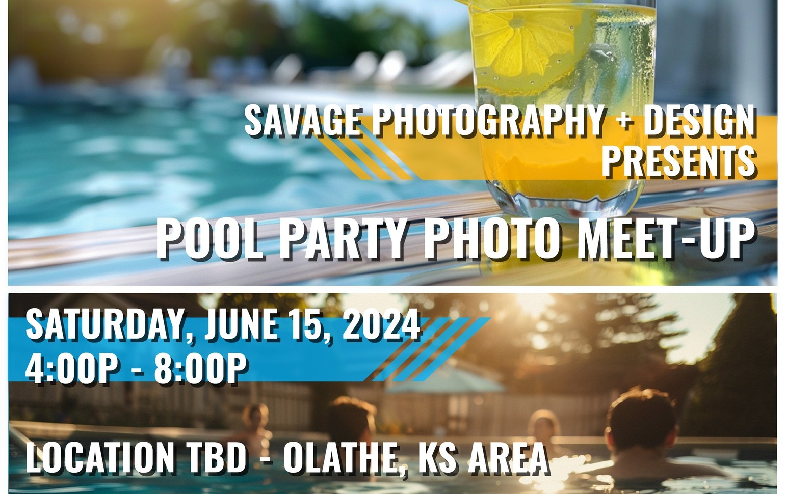 Season Meet-up // Pool Party Tickets | Savage Photography & Design, LLC