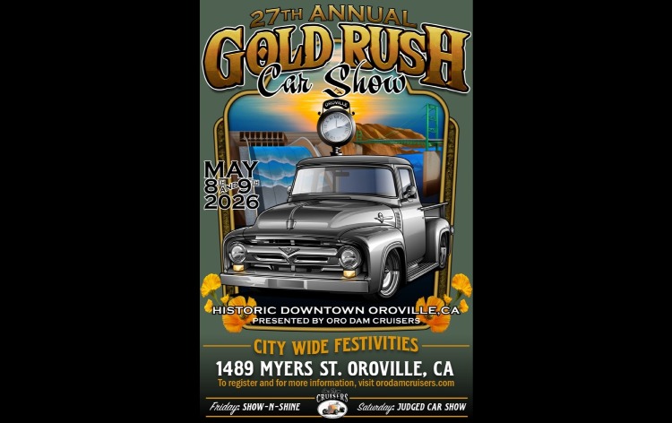 27th Annual Gold Rush Car Show Tickets | Oro Dam Cruisers, Inc
