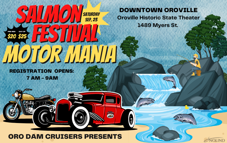 Salmon Festival Motor Mania - Archived Tickets | Oro Dam Cruisers, Inc