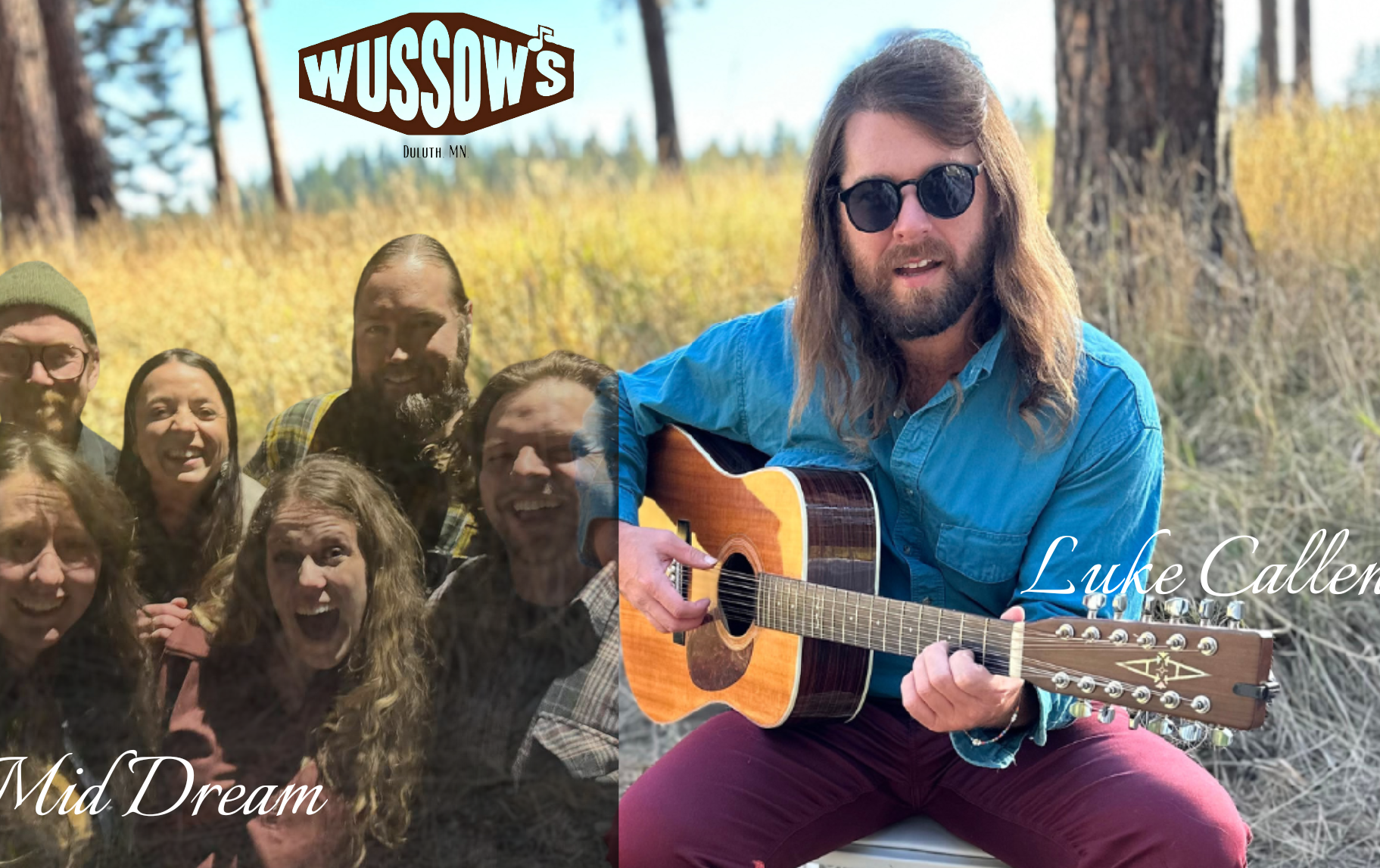 Luke Callen * Mid Dream Tickets | Wussow's Concert Cafe