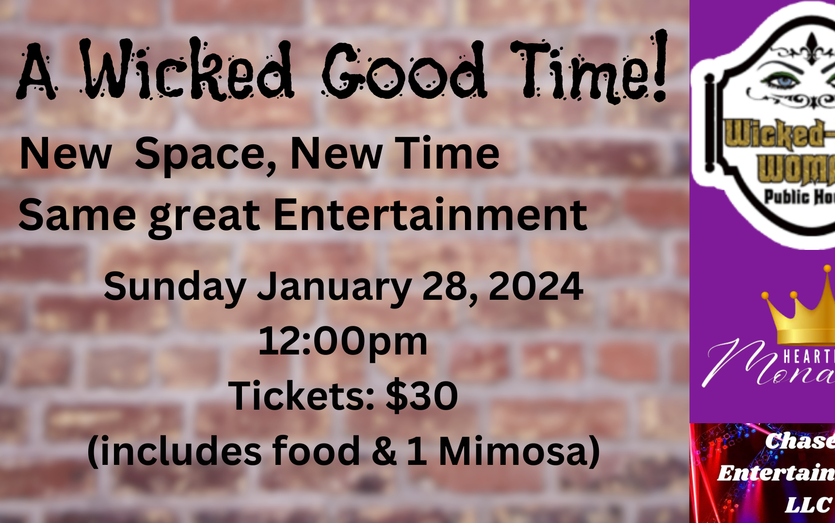 A Wicked Good Time Tickets | ChaserEntLLC