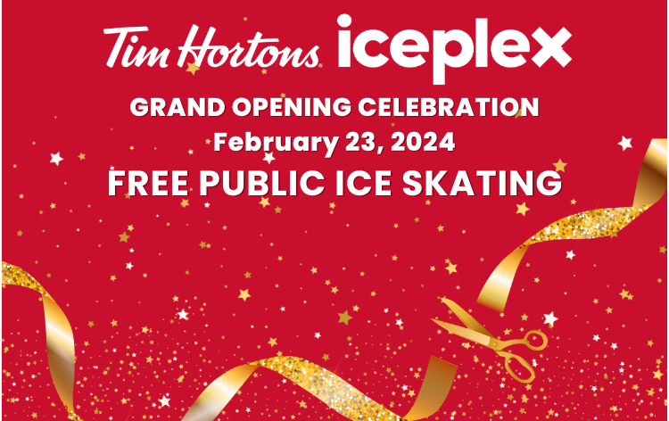 Tim Hortons Iceplex Grand Opening Celebration Free Skate! - Archived ...