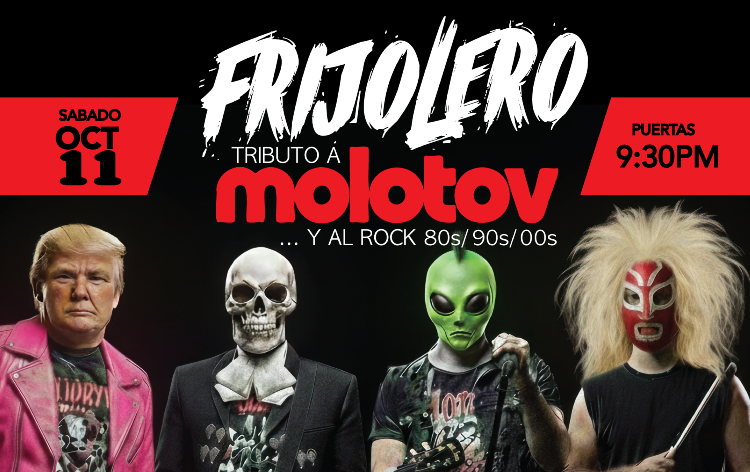 Frijolero - Tributo a MOLOTOV (y al rock latino) Tickets | Escena Rock ...