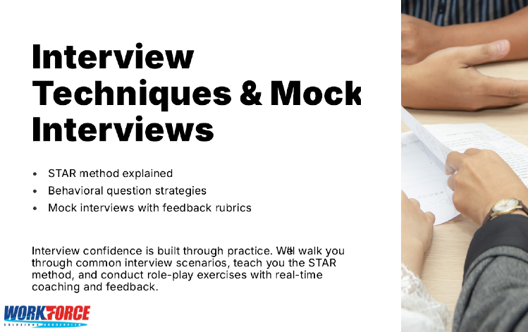 Interview Techniques and Mock Interviews Workshops Tickets | Workforce Solutions Borderplex