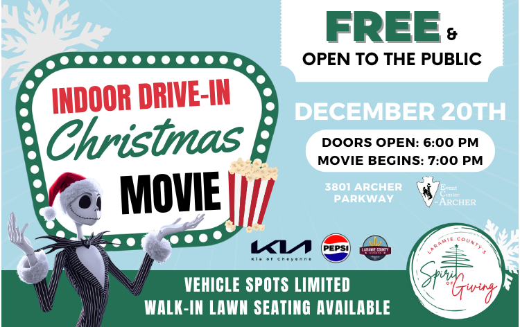 Laramie County's Spirit of Giving Indoor Drive-in Movie - feat. Home ...