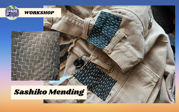 Workshop: Sashiko Mending with Oliver Tickets | Spare Parts