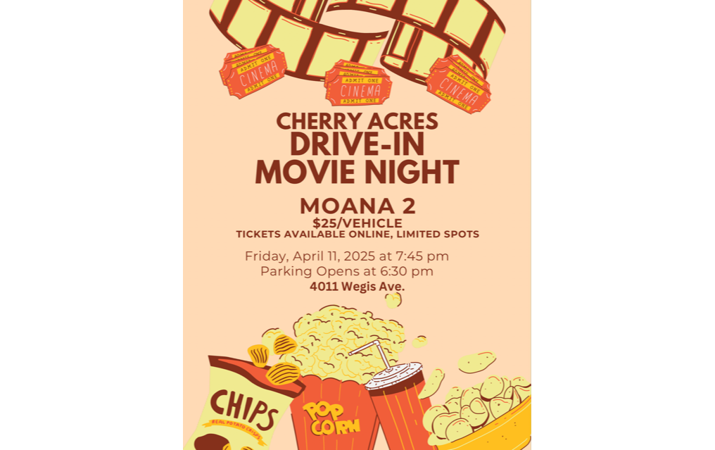 MOANA 2 Drive-In Movie Night at CHERRY ACRES Tickets | Cherry Acres Company