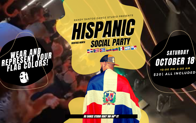 Hispanic heritage month social party Tickets | Randy Santos Dance Studio