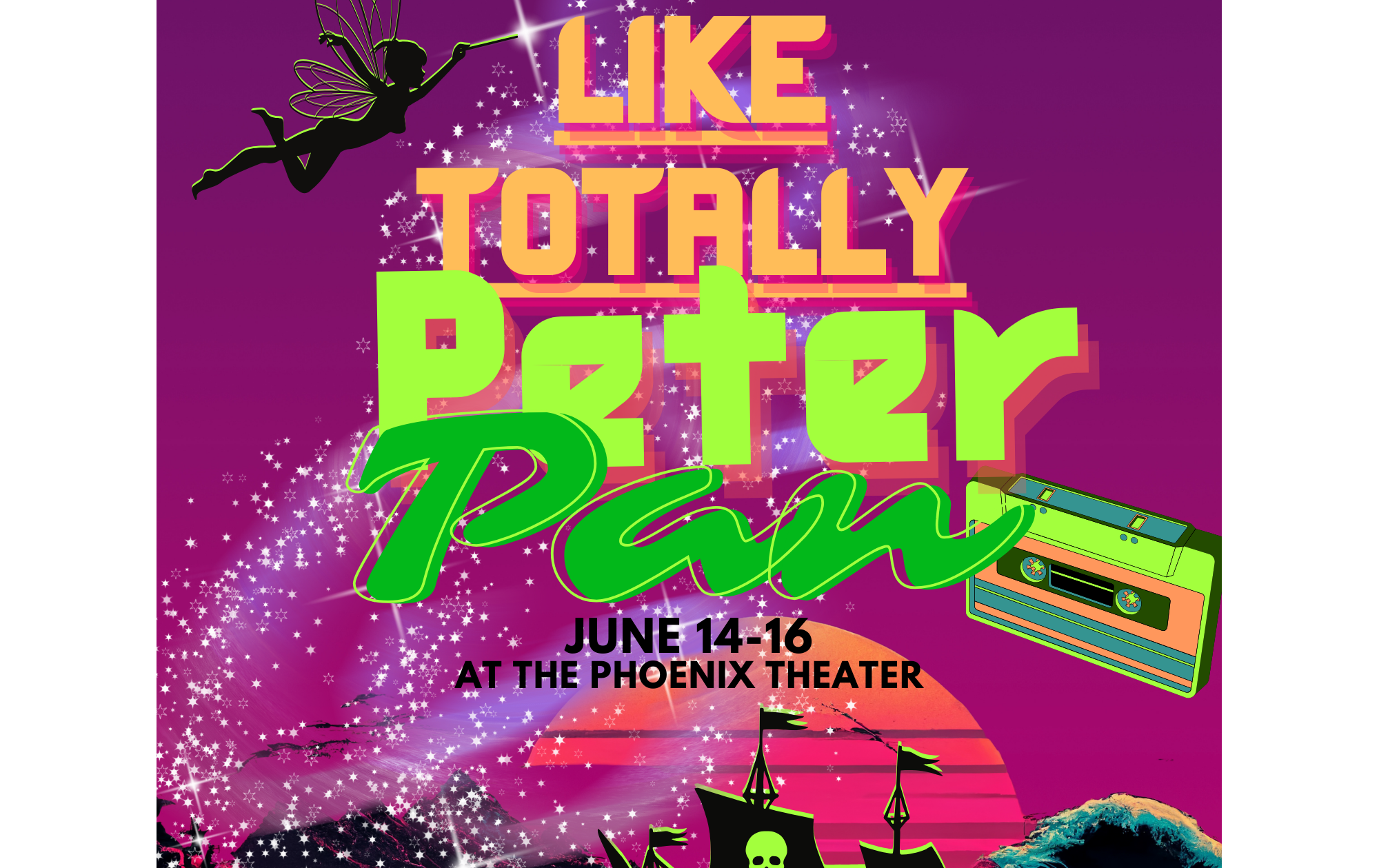 Like, Totally Peter Pan Tickets | The Arts Nest