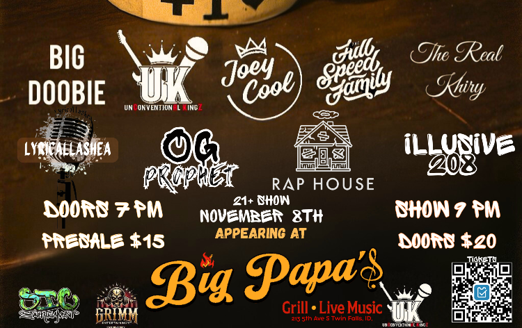 Joey Cool, Unconventional Kingz, And friends w/Local Support, At The Gem Tickets | Grimm ...