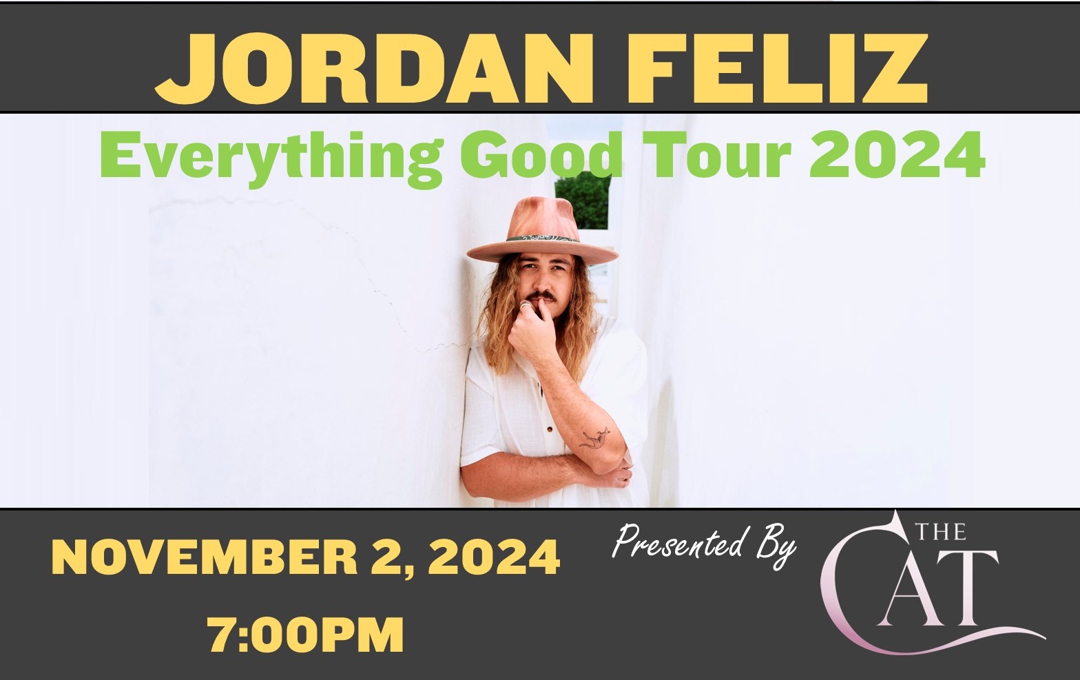 Jordan Feliz- Everything Good Tour 2024 Tickets | The Columbiana ...