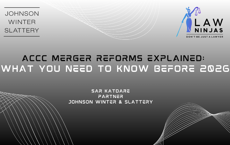 ACCC Merger Reforms Explained: What You Need to Know Before 2026 ...