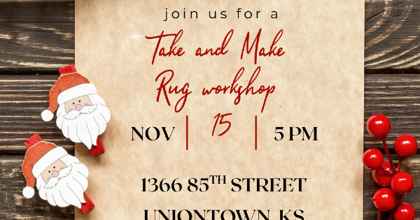 Hidden Valley Take and Make Doormat workshop Tickets | C3 Designs Co