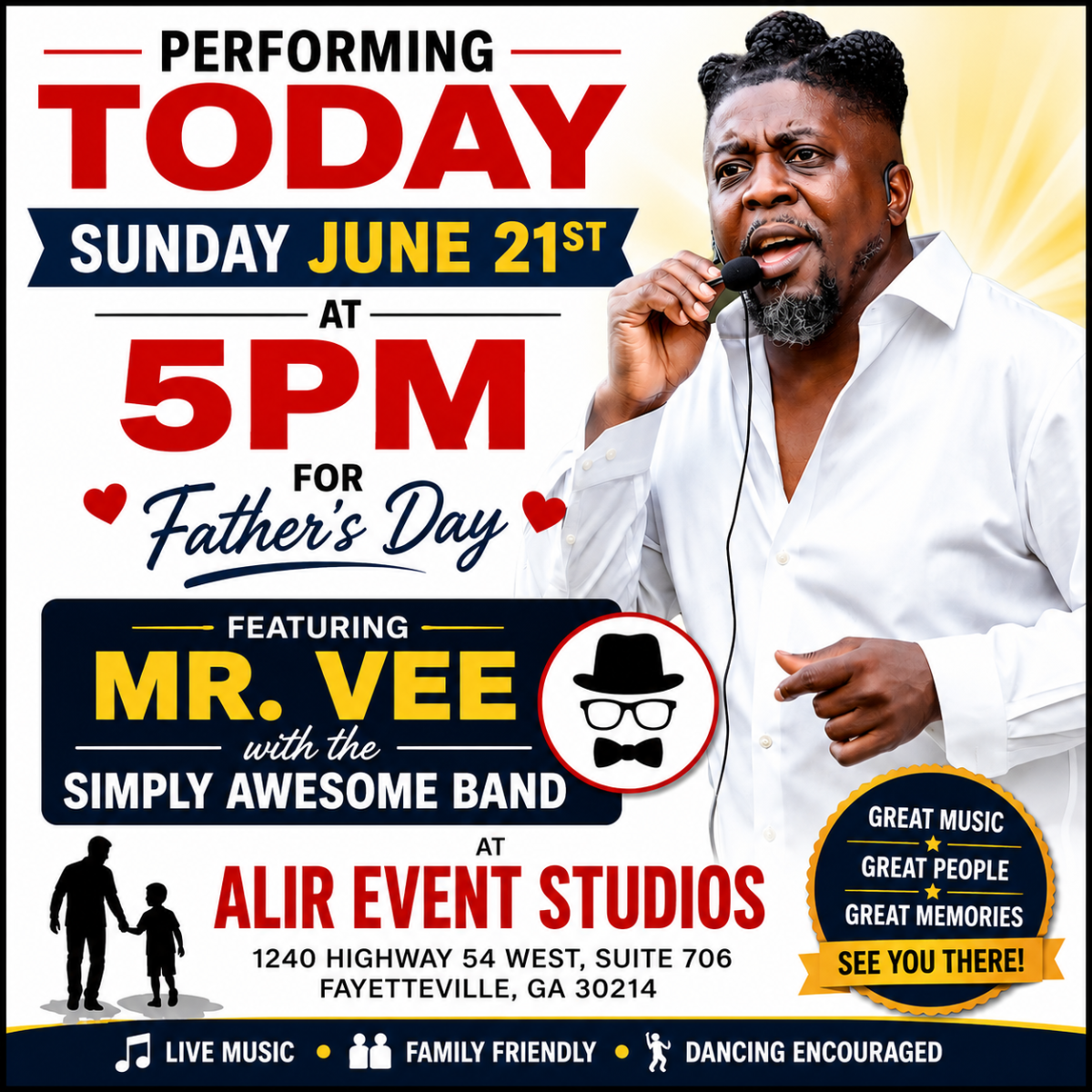 Father's Day Family Reunion Day Party DAD EATS FREE! Tickets | SIMPLY ...