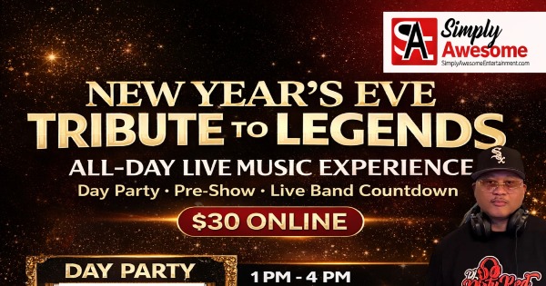 ALL DAY ACCESS ALL THREE Experiences Day Party 1–4 PM Live Tribute Show ...