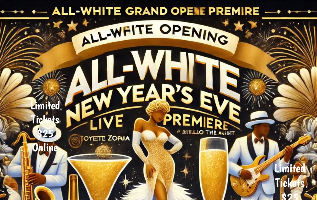 White Black Gold NYE OPEN JAM Party! Grown Folks Oldies NYE Jam & Grand ...