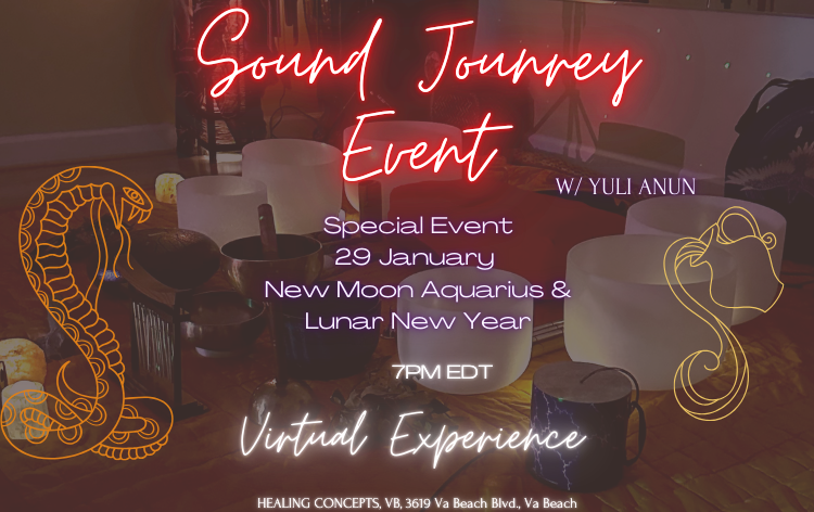 New Moon Aquarius & Lunar New Year - VIRTUAL EXPERIENCE Sound Healing ...