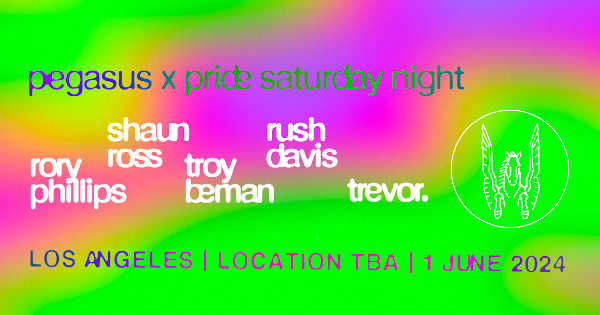 June 1: Pride Saturday Night ft. Rory Phillips, Shaun Ross, Troy Beman ...