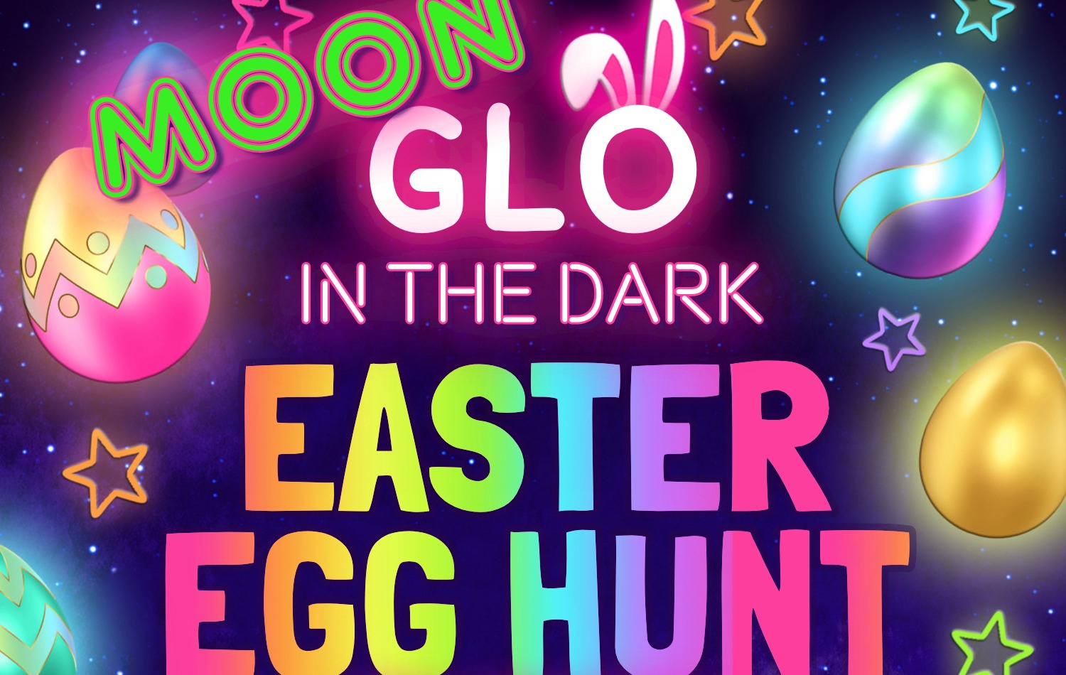 Moon Glo in the Dark Easter Party Tickets | Moon Glo Roller Skating Rink
