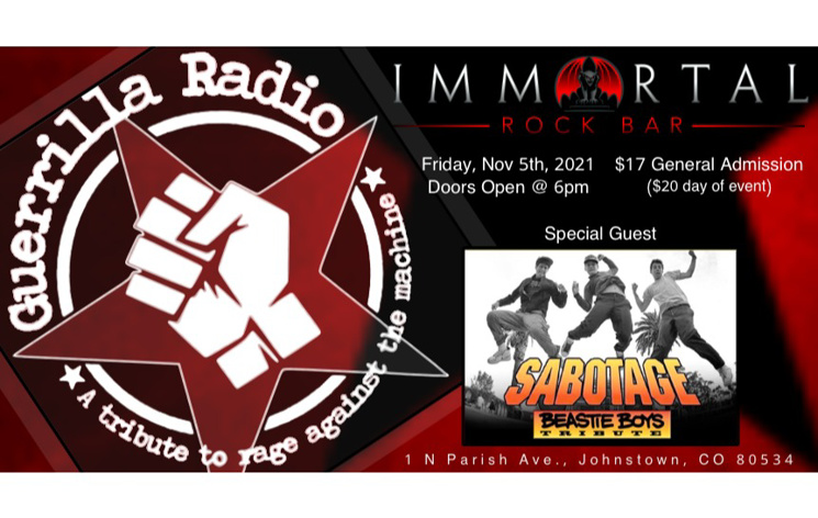 GUERRILLA RADIO - Tribute to Rage Against the Machine with special ...