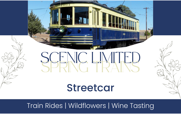 Scenic Limited Streetcar Tickets | Western Railway Museum