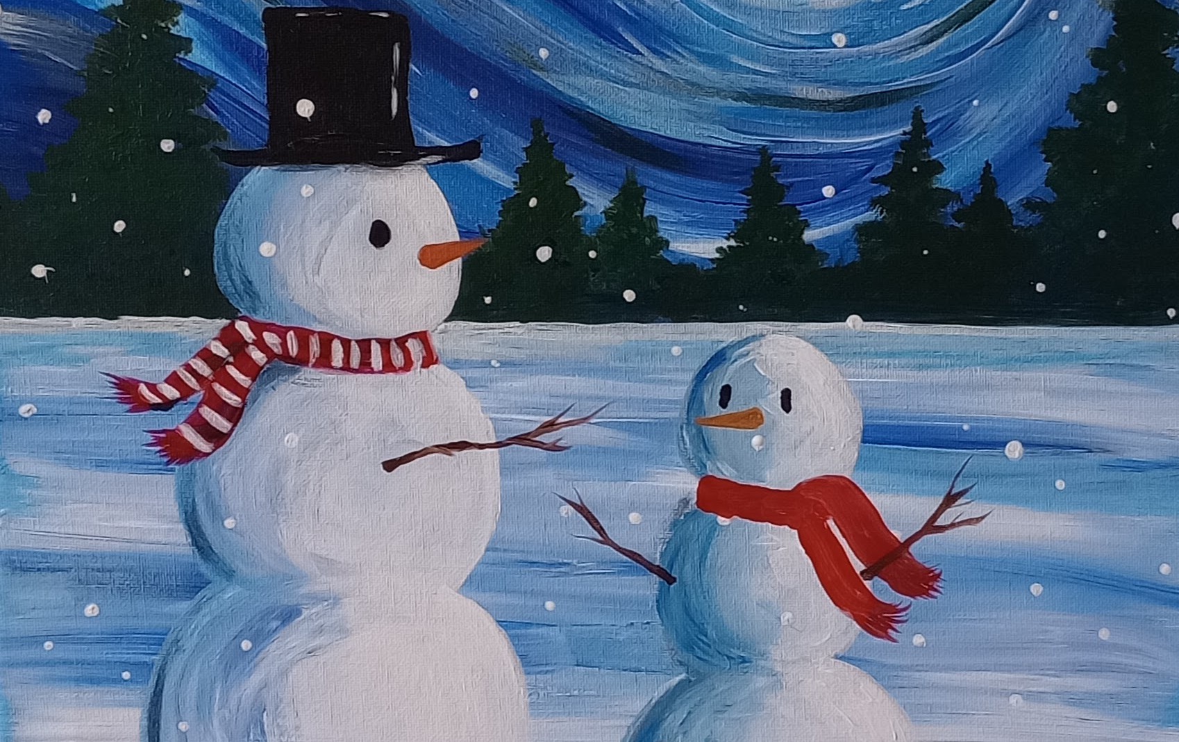 Snowman's Snowman - Paint Cafe Tickets | Classes at the Art Room