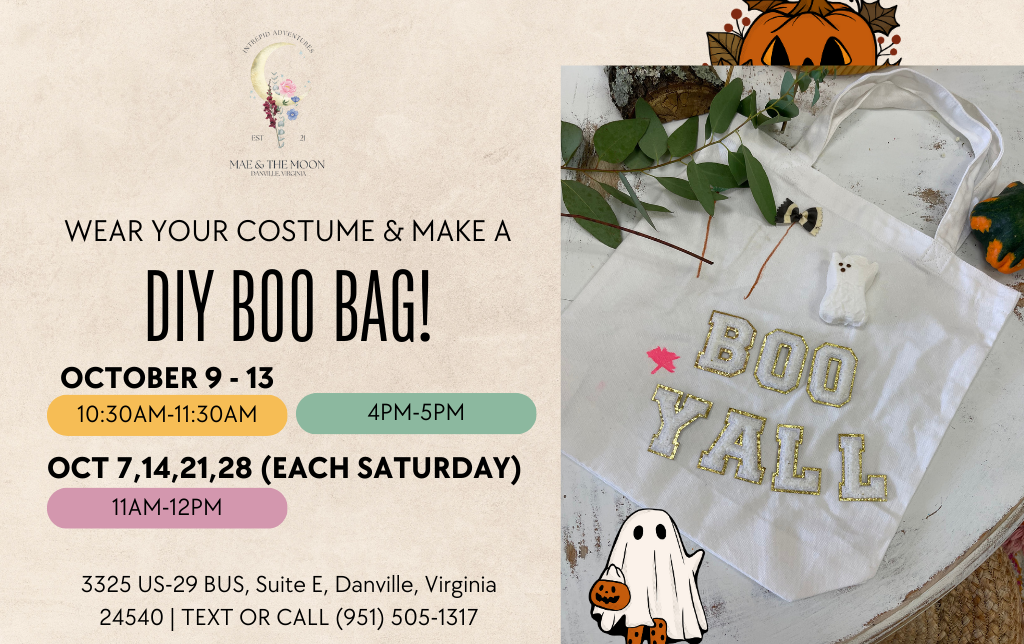 BOO at the Moon!: DIY BOO Bag Tickets | Mae and the Moon