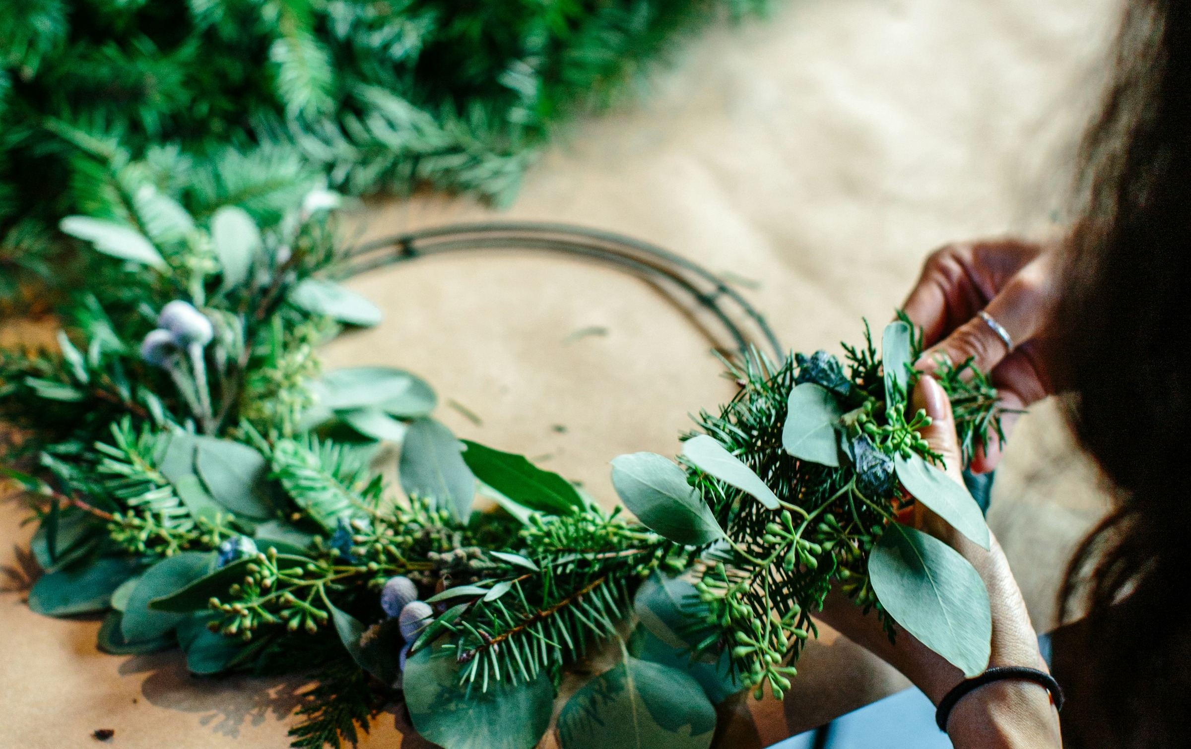 Holiday Blooms & Boughs: Wreath Workshop - Archived Tickets | Black ...