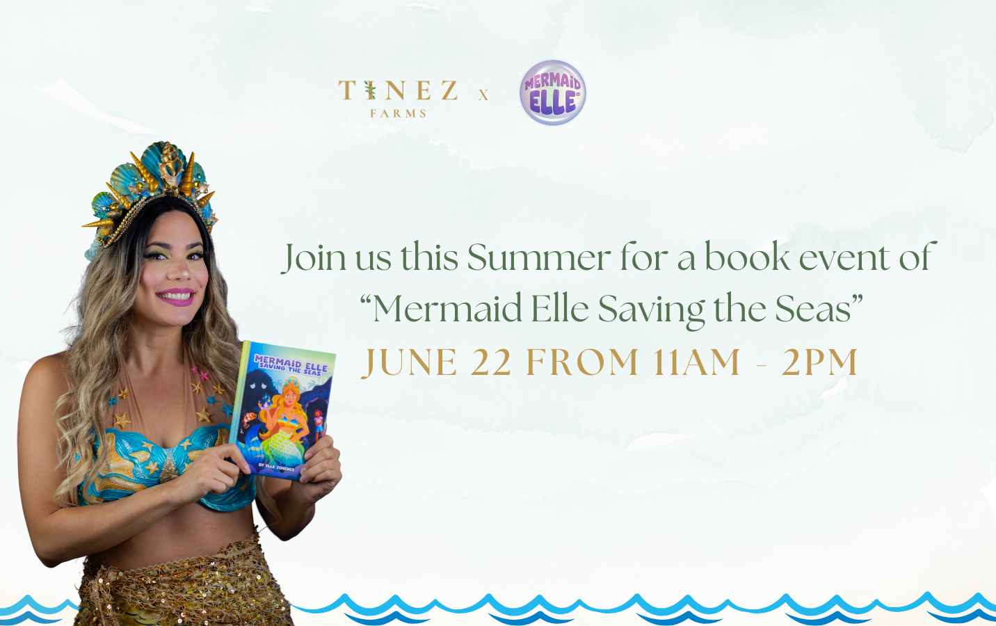 “Mermaid Elle Saving the Seas” Book Event Tickets | Tinez Farms