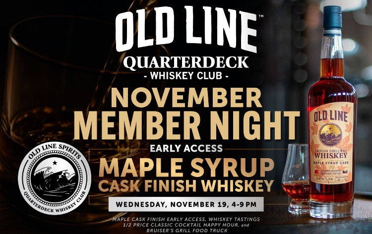 November QWC Member Night Tickets | Old Line Spirits (E-Tickets)