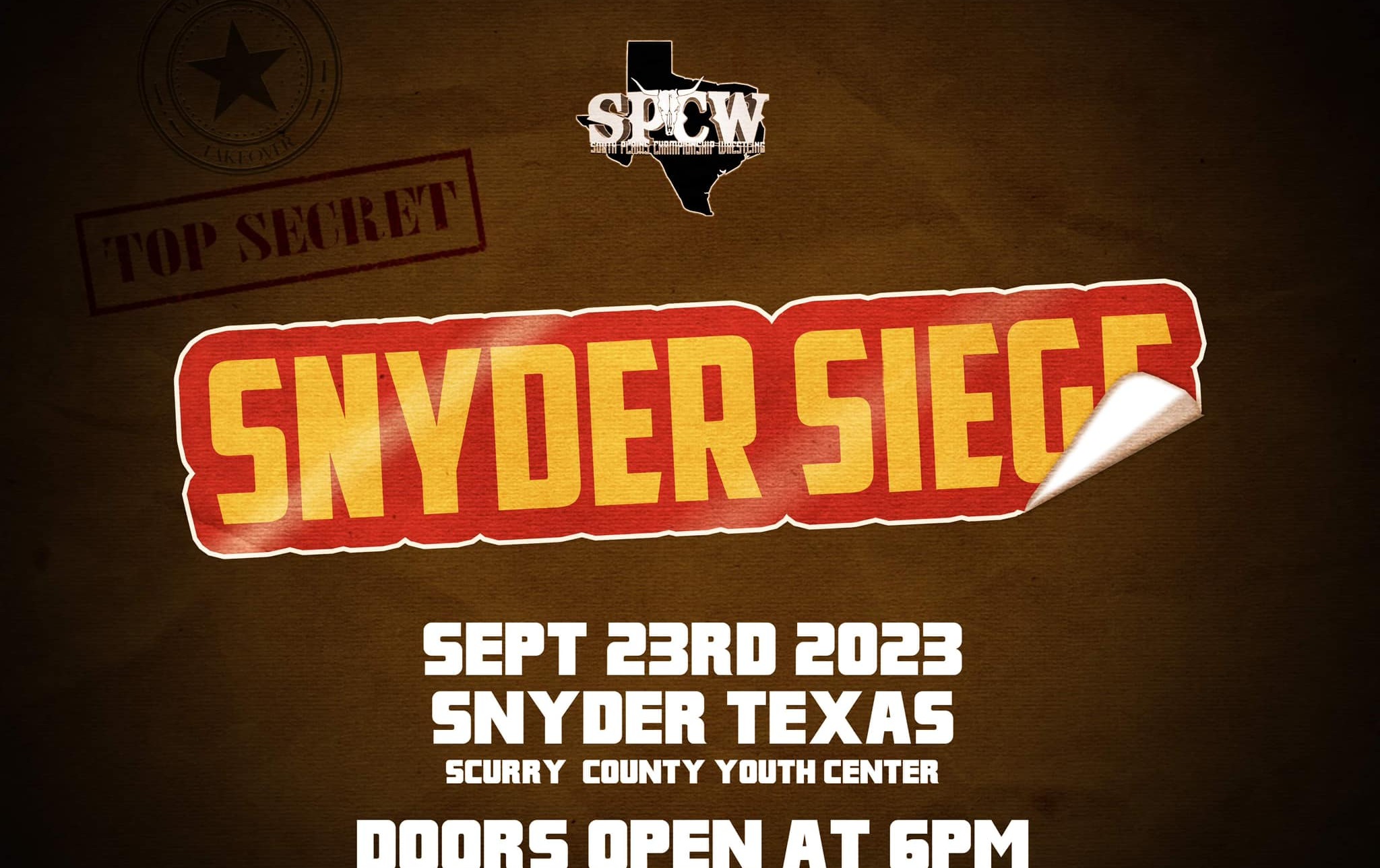 Snyder Siege - GENERAL ADMISSION Tickets | South Plains Championship ...