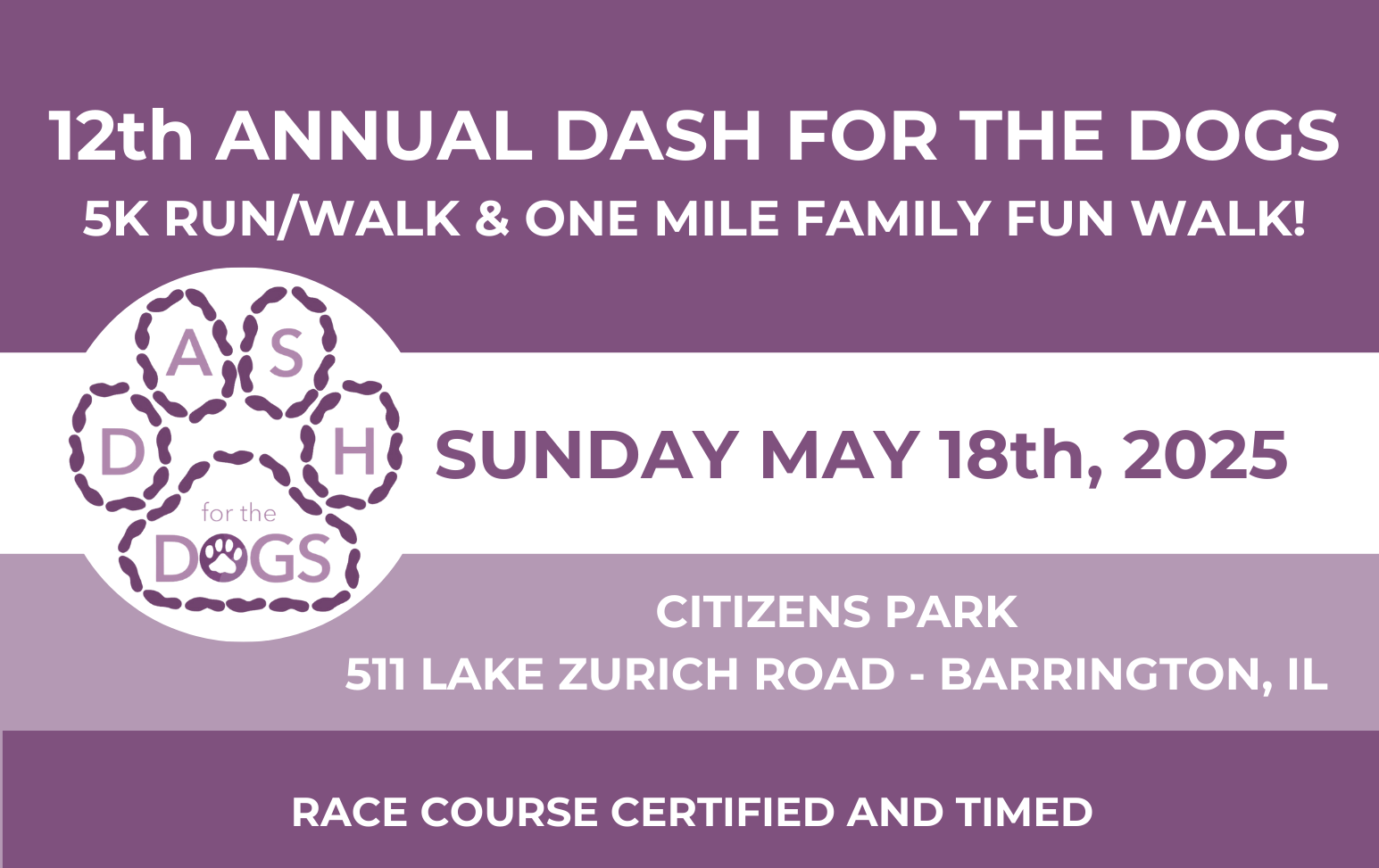Dash for the Dogs 5K Tickets | Animal House Shelter