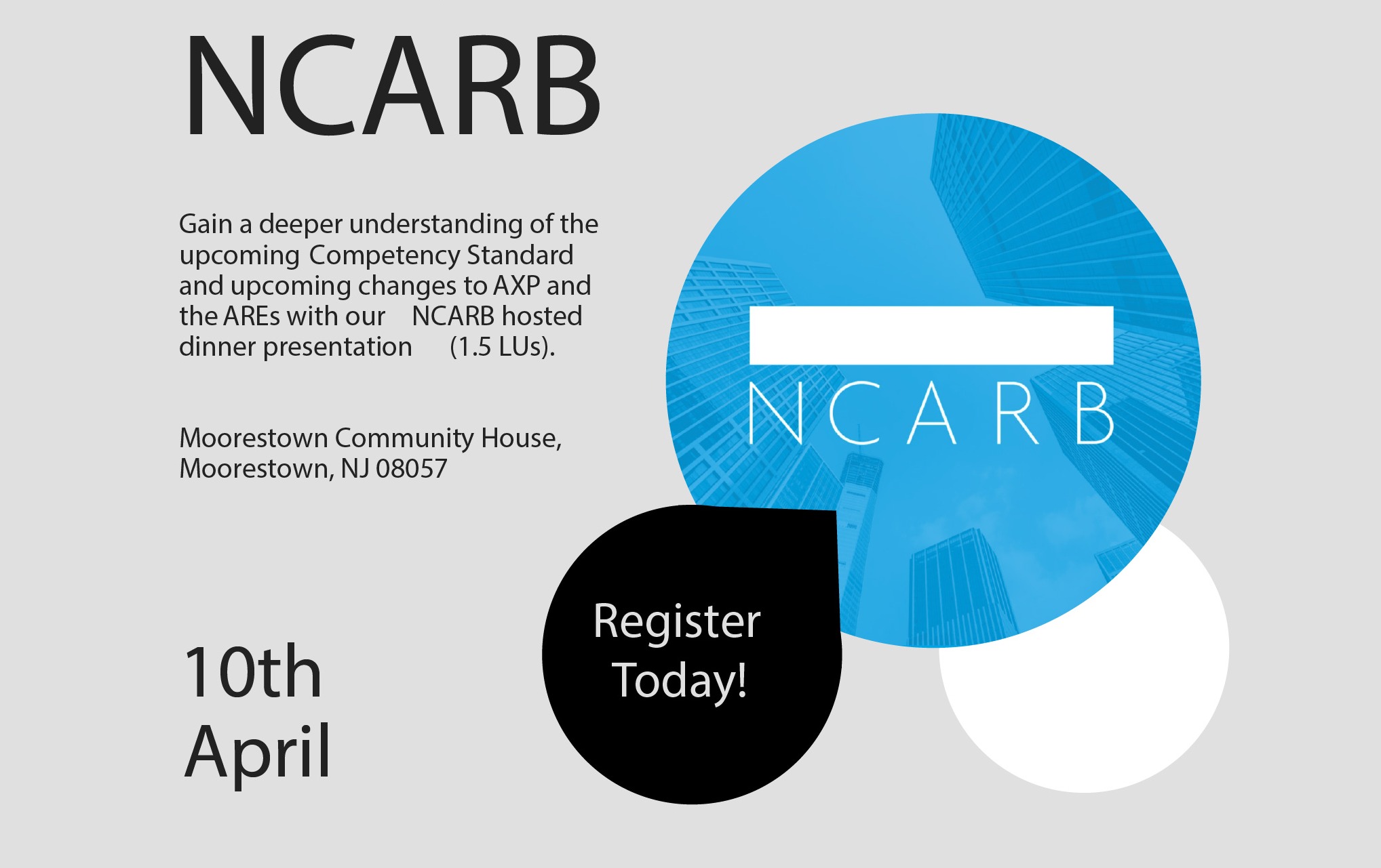 Core Competencies with NCARB Tickets | West Jersey Society Of Architects