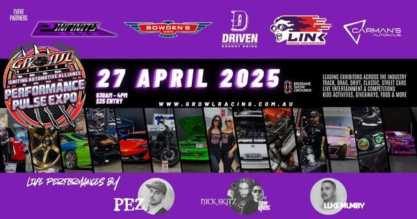 Performance Pulse Expo Tickets | Trustee for Growl Racing Trust