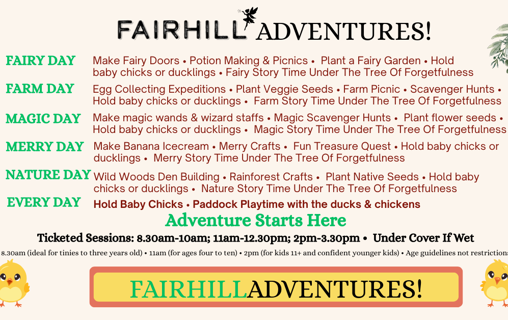 FairhillAdventures Tickets | Fairhill Gardens
