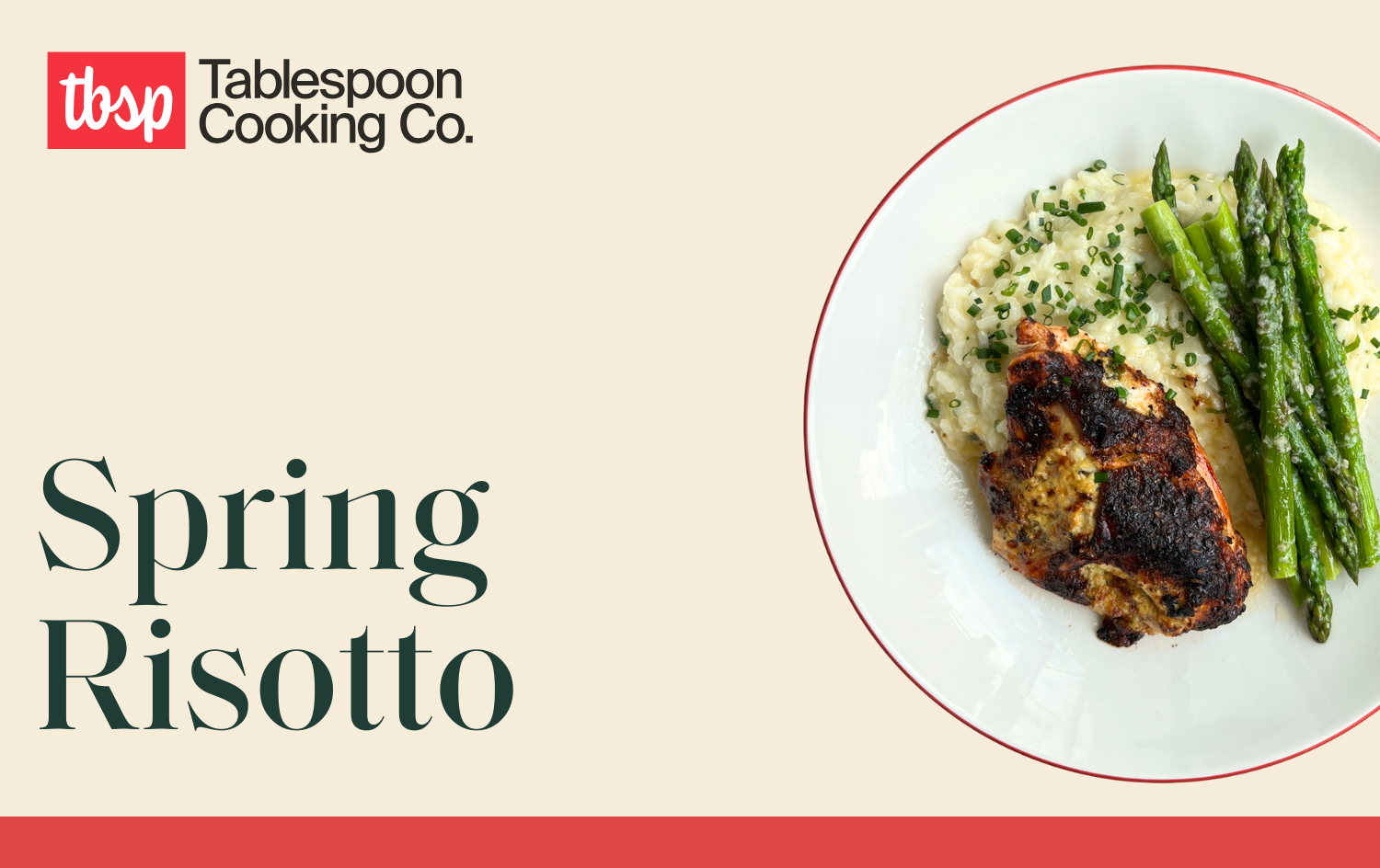 Spring Risotto Tickets | Tablespoon Cooking Co