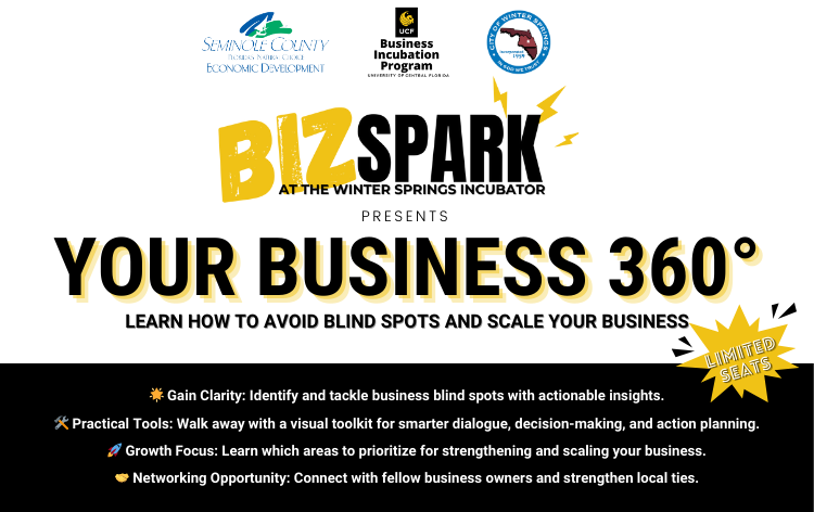 BizSpark: Your Business 360° Tickets | UCF Business Incubation Program