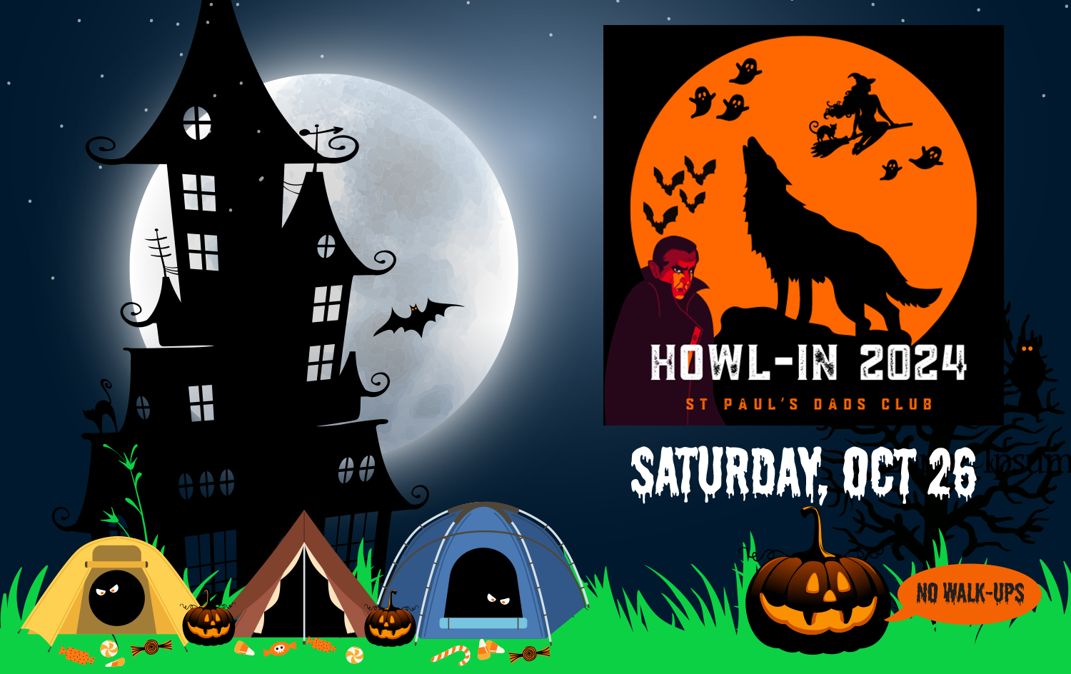2024 Howl-In - Tailgators Section Only Tickets | Saint Paul's DADS Club
