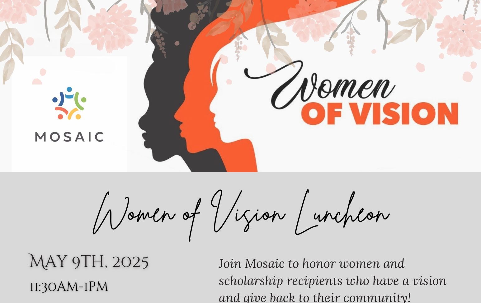 Women of Vision Luncheon 2025 Tickets | Mosaic of North Central Wisconsin