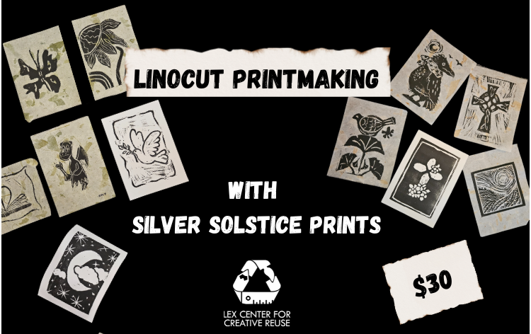 Silver Solstice Intro to LinoCut Tickets | LexCreativeReuse